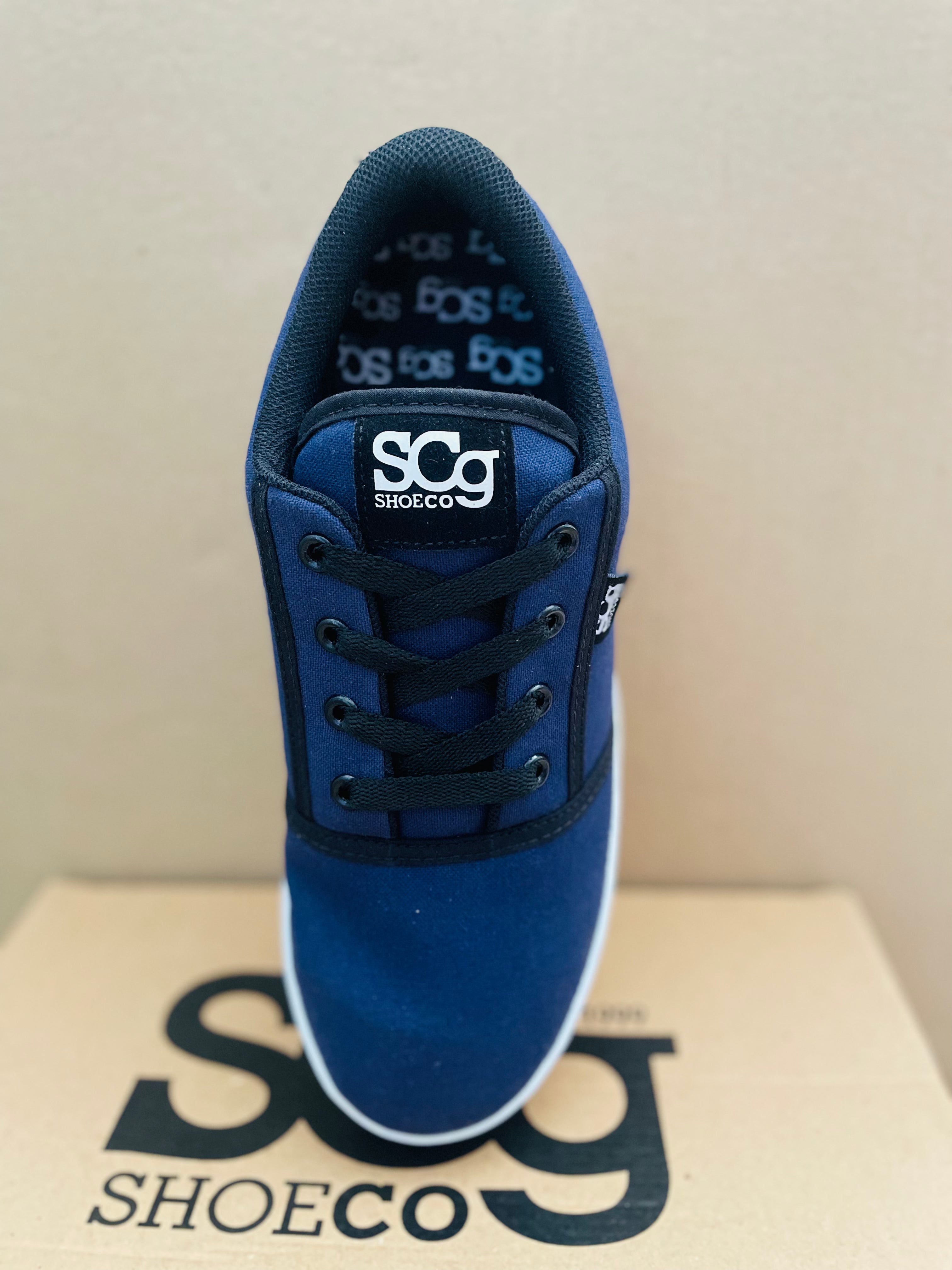LoPro - Navy Blue Canvas - BMX – SCg Shoe Company